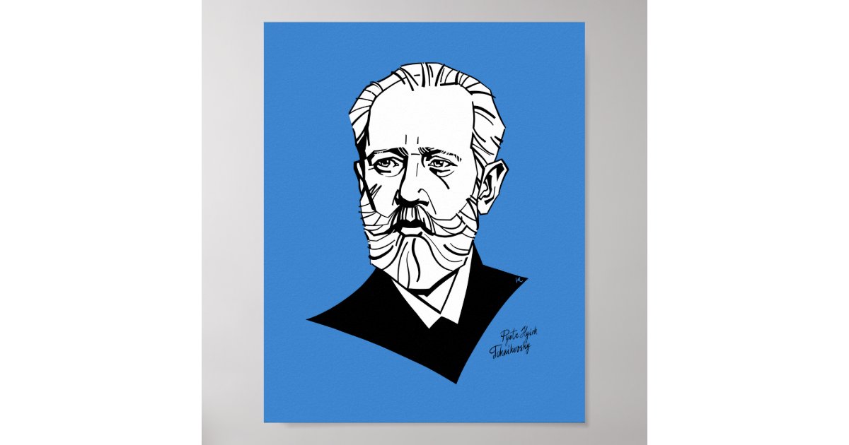 Pyotr Tchaikovsky Poster | Zazzle