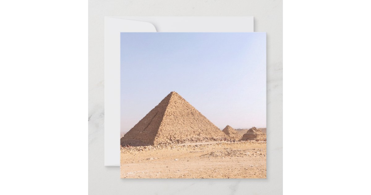 Pyramids of Egypt Invitation | Zazzle