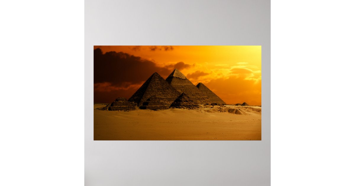 Pyramids Poster | Zazzle