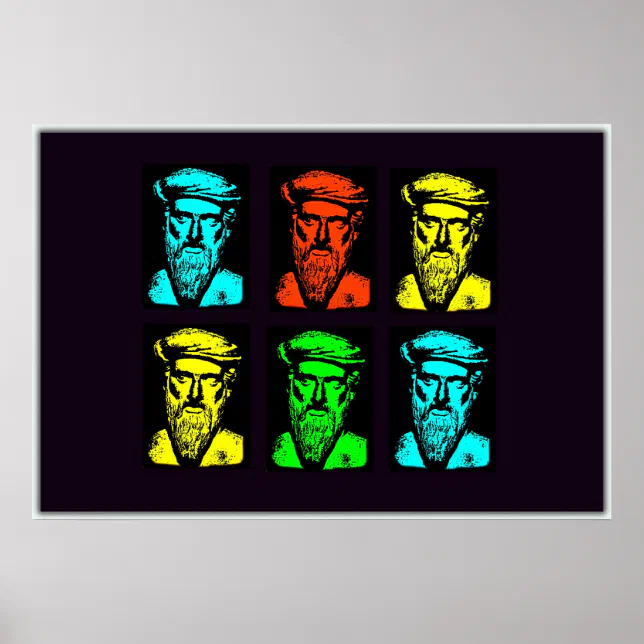 Pythagoras Collage Poster | Zazzle