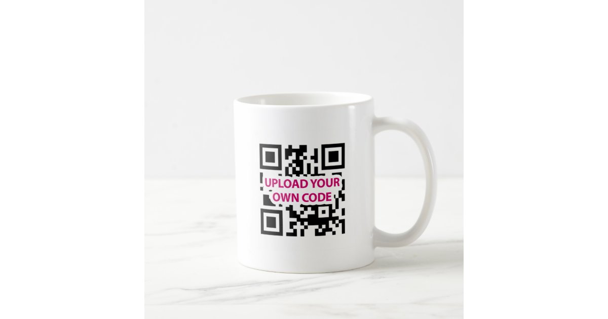 QR Code Customisable Coffee Mug | Zazzle