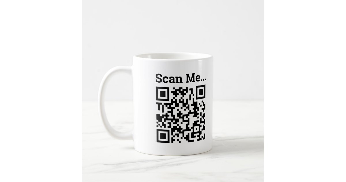 QR Code Design Coffee Mug | Zazzle