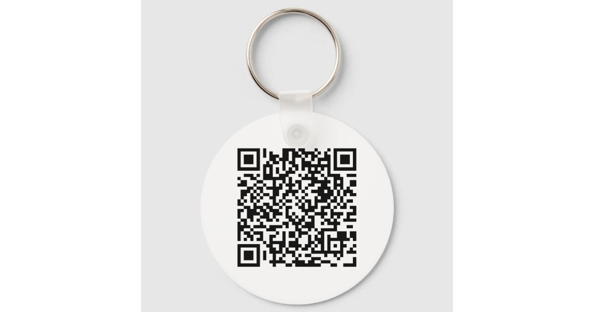 QR Code Key Ring | Zazzle