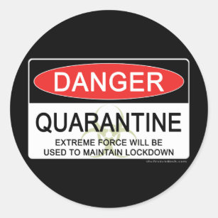 Quarantine Stickers & Labels | Zazzle UK