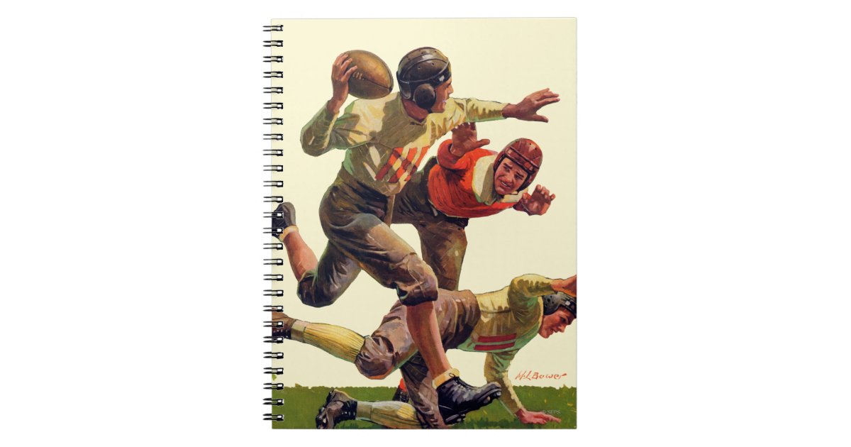 Quarterback Pass Notebook | Zazzle