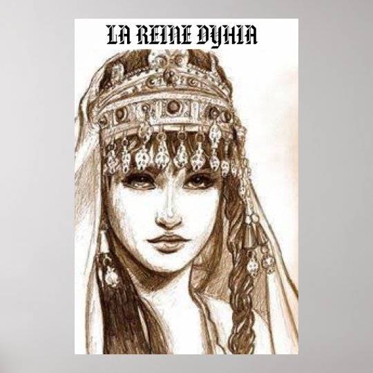 QUEEN DIHYA POSTER | Zazzle.co.uk