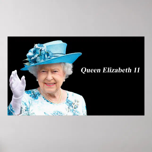 Queen Elizabeth II image for Poster | Zazzle
