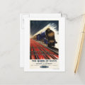 Queen of Scots Pullman Train Postcard | Zazzle