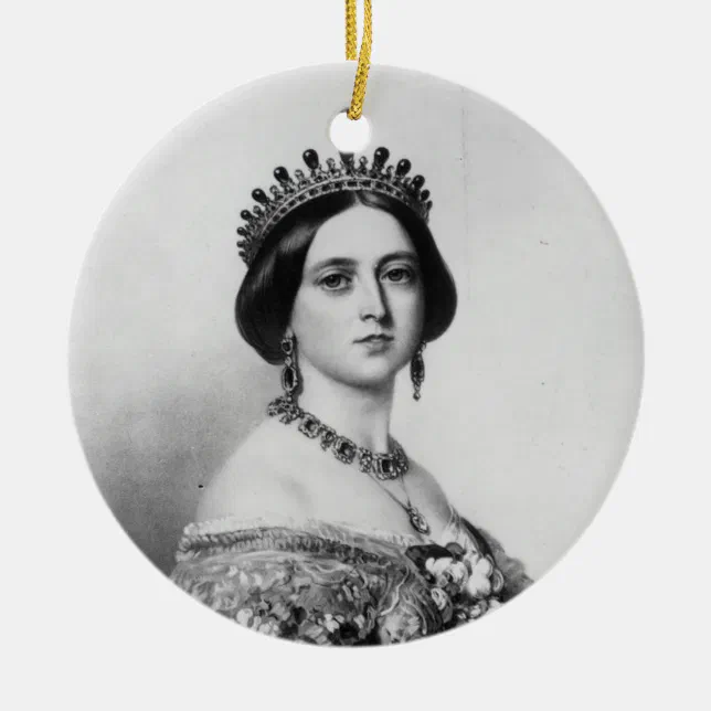 Queen Victoria & Prince Albert Circle Ornament | Zazzle