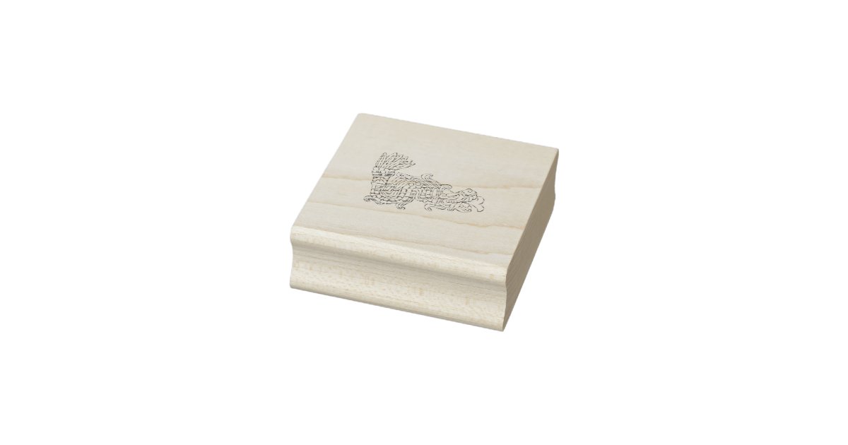 Quetzalcoatl Aztec Art Rubber Stamp | Zazzle