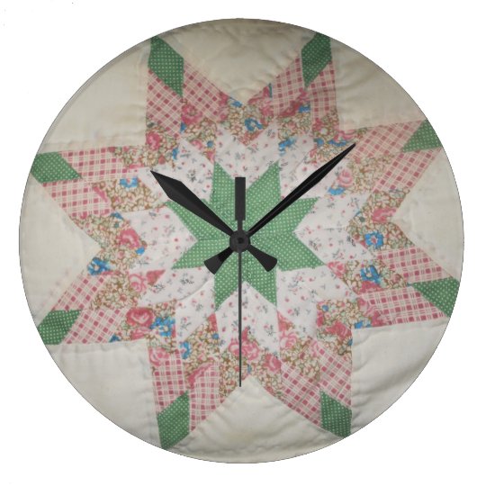 Quilt Wall Clock | Zazzle.co.uk