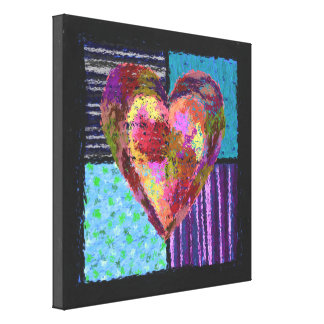 Heart Wrapped Canvas Prints | Zazzle.co.uk