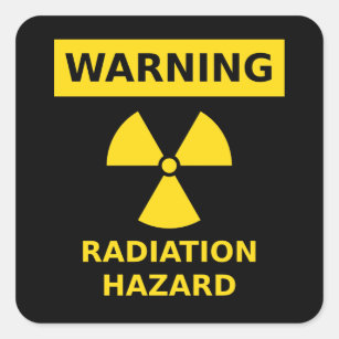 Radiation Stickers & Labels | Zazzle UK
