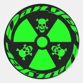Radioactive Stickers | Zazzle.co.uk
