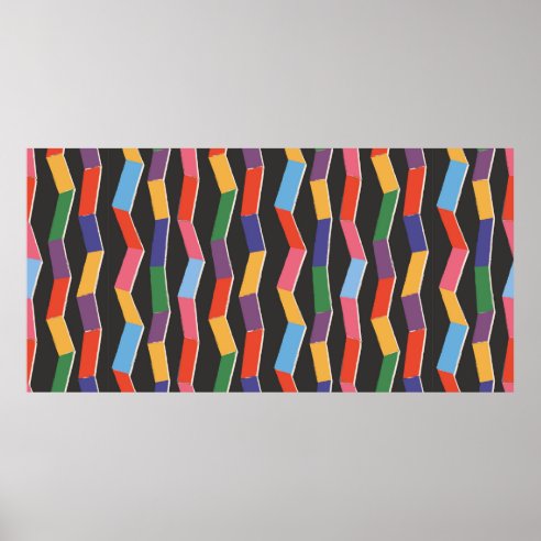 Zig Zag Posters & Prints | Zazzle UK