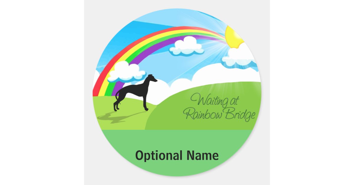 Rainbow Bridge Classic Round Sticker | Zazzle