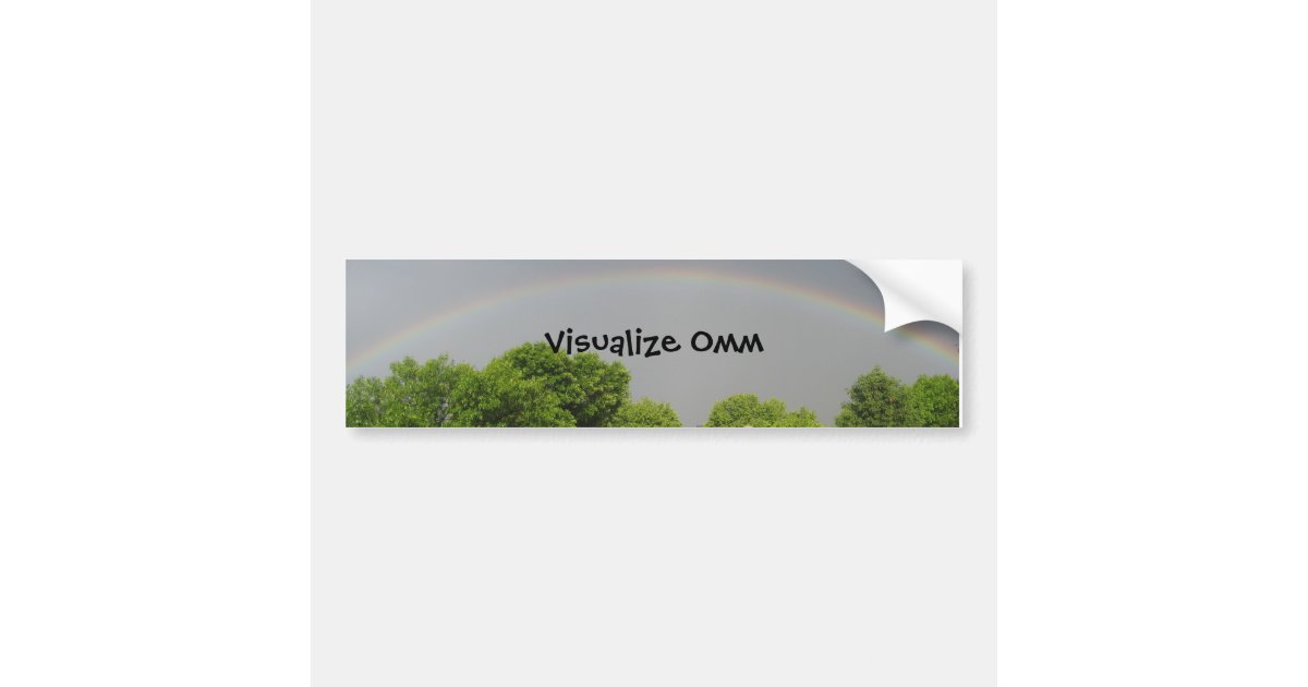 Rainbow Bumper Sticker | Zazzle