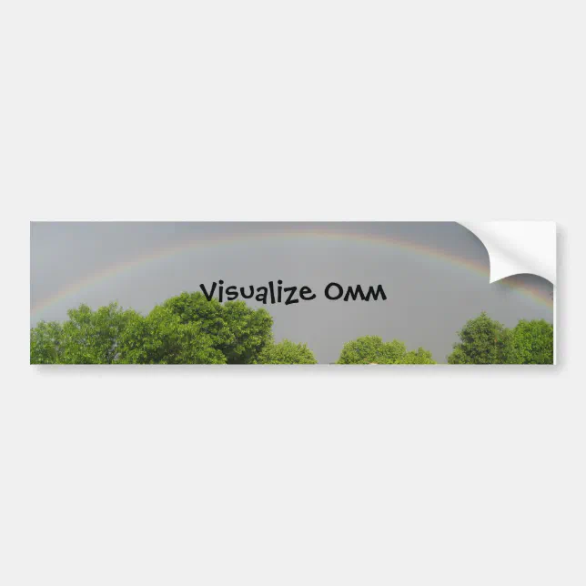 Rainbow Bumper Sticker | Zazzle