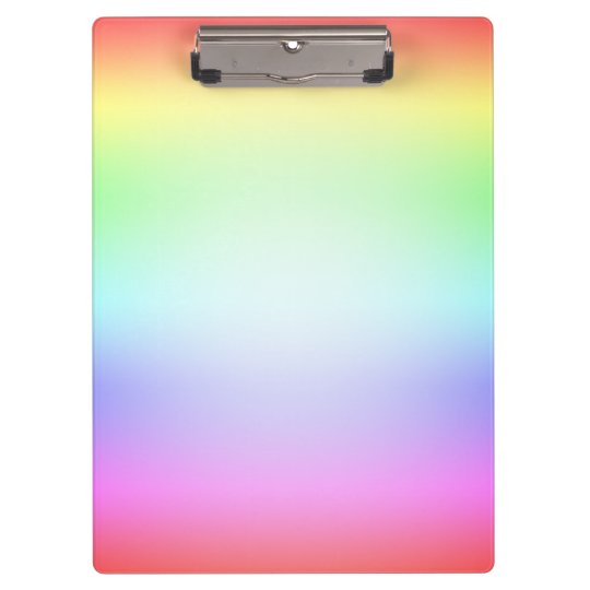 Rainbow Clipboard | Zazzle.co.uk