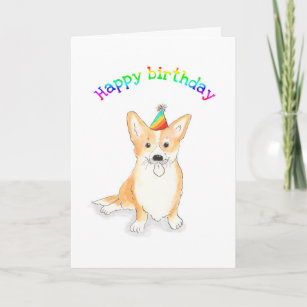 Corgi Birthday Cards | Zazzle UK