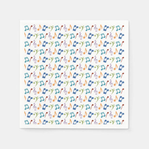 Music Notes Napkins | Zazzle.co.uk