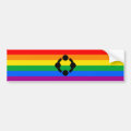 Rainbow Niche Pride Flag Bumper Sticker | Zazzle