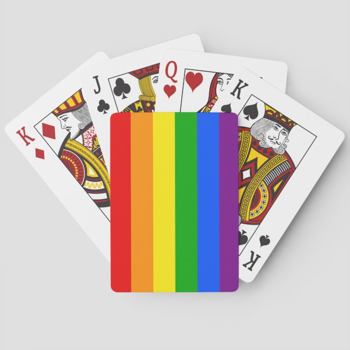 RAINBOW PLAYING CARDS | Zazzle.co.uk