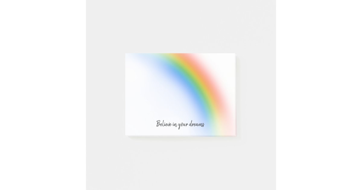 Rainbow Post-it Notes | Zazzle