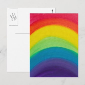 Rainbow Postcard | Zazzle