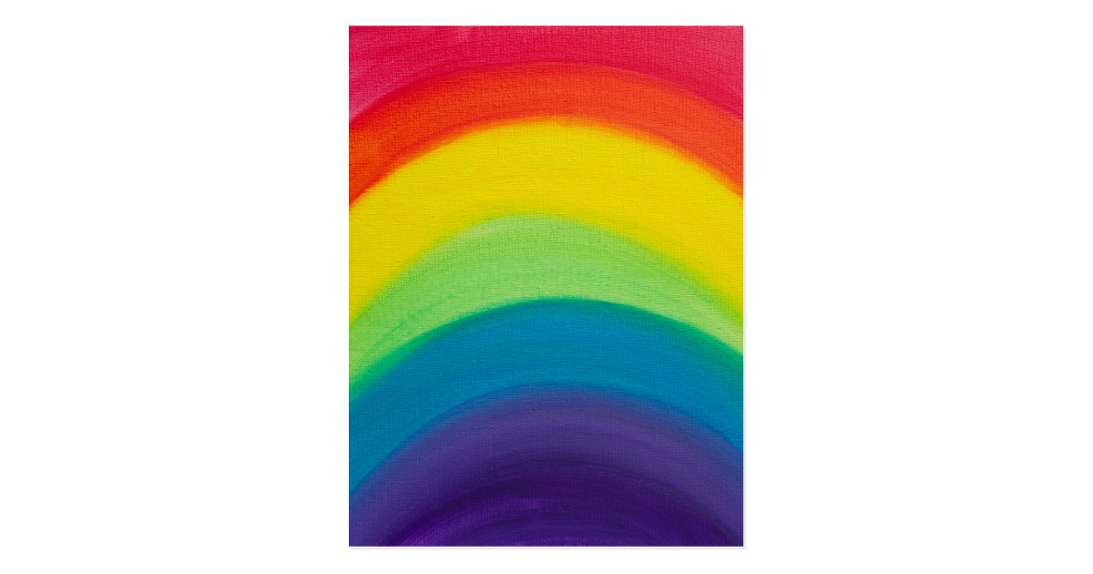 Rainbow Postcard | Zazzle.co.uk
