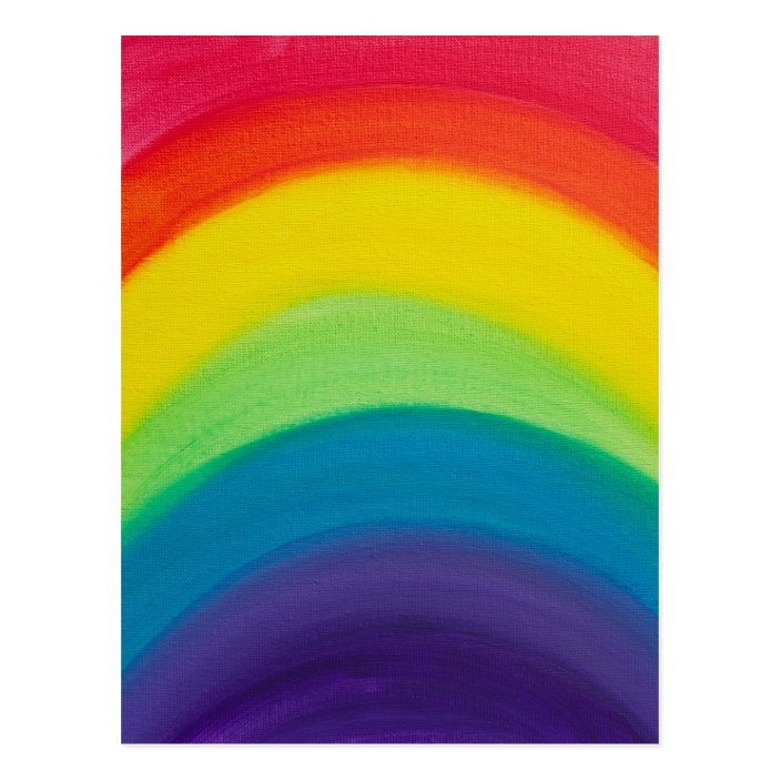 Rainbow Postcard | Zazzle.co.uk