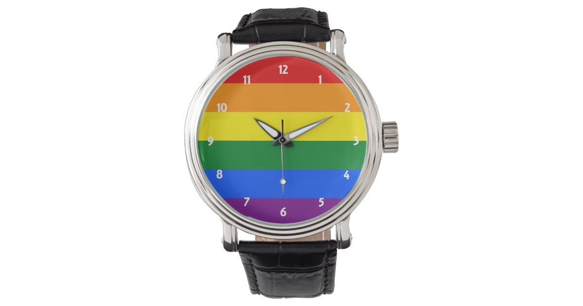 Rainbow Pride Watch | Zazzle