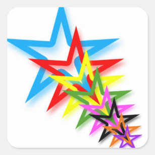 Shooting Star Stickers & Labels | Zazzle UK
