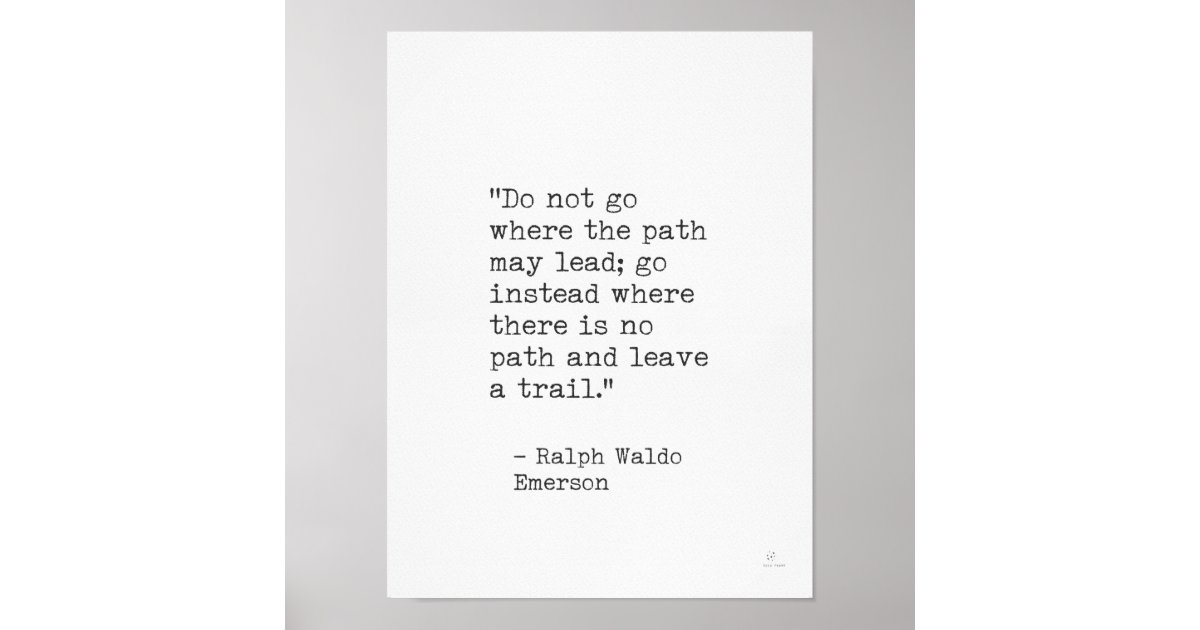 Ralph Waldo Emerson Poster | Zazzle