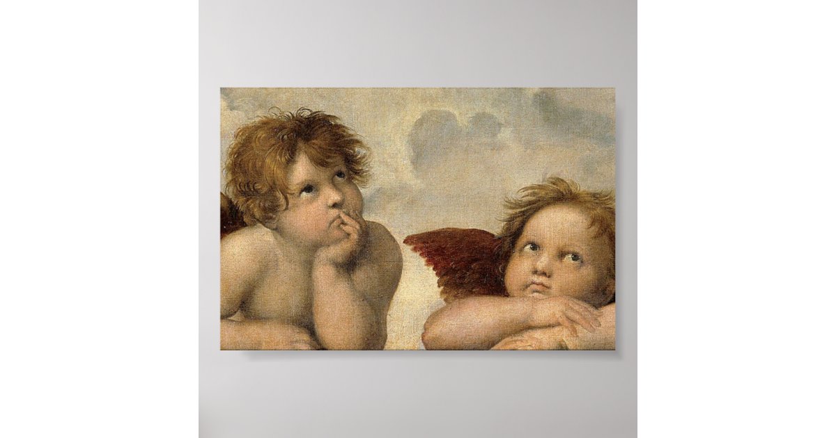 Raphael Cherubs Angels Poster | Zazzle