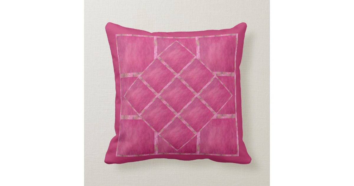 Raspberry Pink Cushion | Zazzle.co.uk