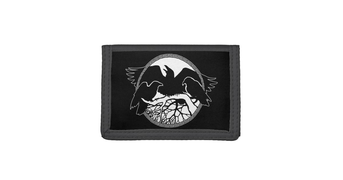 Raven Wallet Native Raven Art Wallet Wildlife Gift | Zazzle