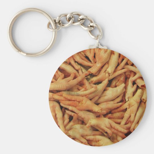 Raw Chicken Feet Key Ring | Zazzle.co.uk