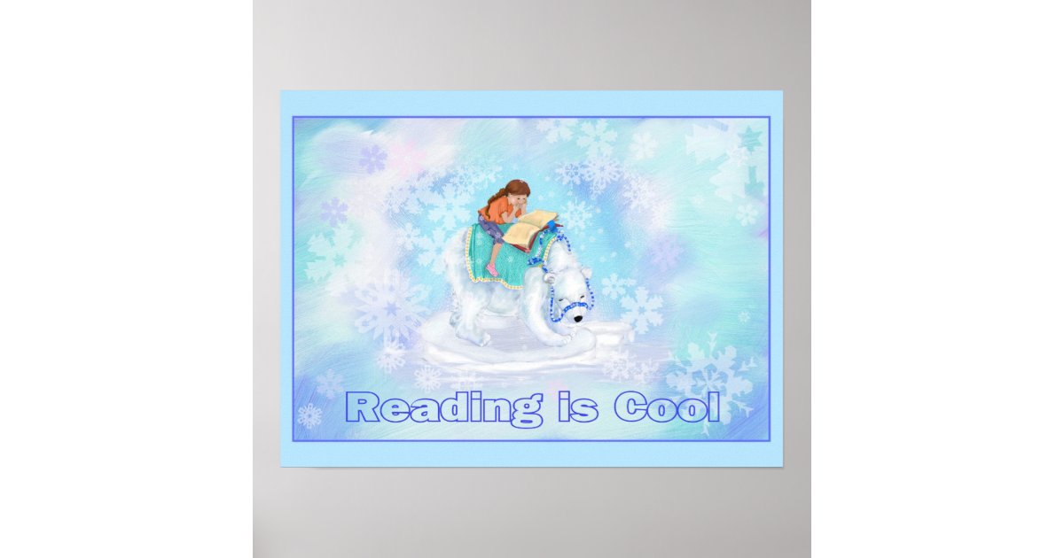 Reading is Cool Poster | Zazzle