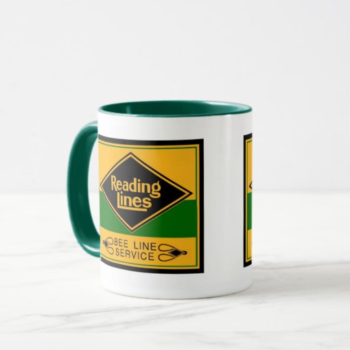 Reading Railroad Lines, Bee Line Service Mug | Zazzle