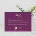 Real Estate Agent Gold Grateful Appreciation Thank You Card | Zazzle