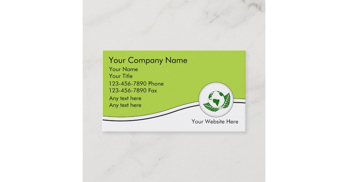 Recycling Business Cards | Zazzle