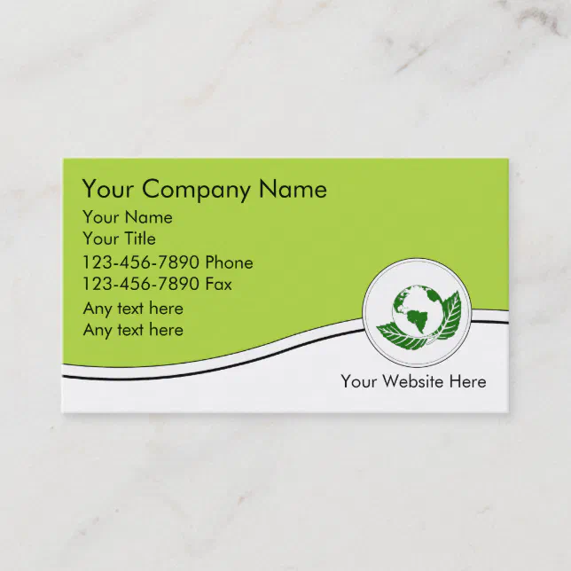 Recycling Business Cards | Zazzle