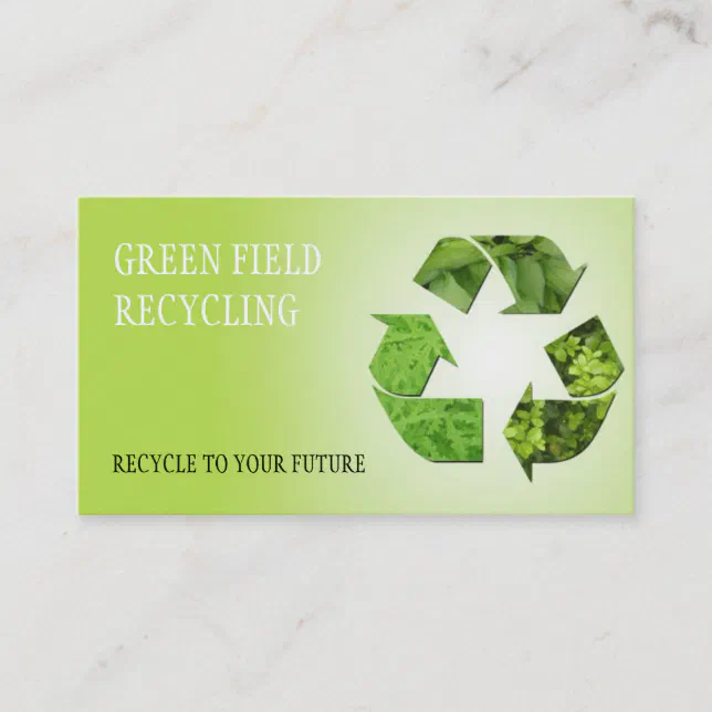 Recycling Junk Scrap Metal Removal Business Card | Zazzle