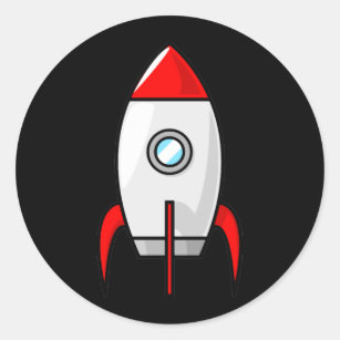 Red Rocket Stickers & Labels | Zazzle UK