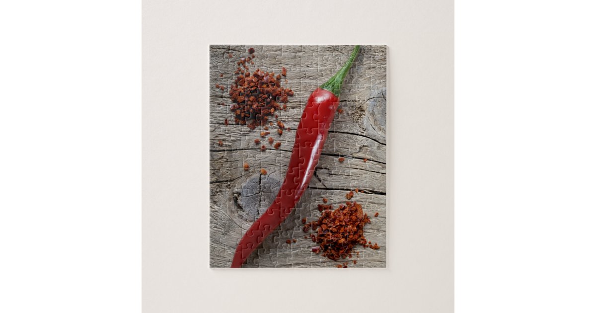 Red Chilli Pepper Jigsaw Puzzle | Zazzle