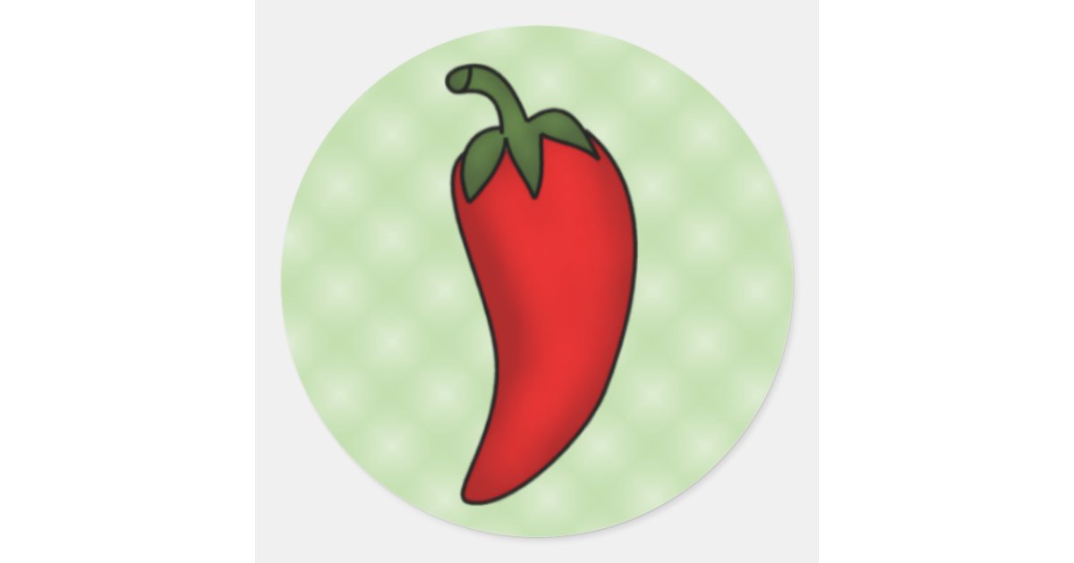 Red Chilli Pepper Stickers | Zazzle