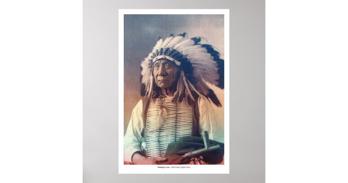 Red Cloud I Poster | Zazzle