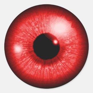 Scary Eye Stickers | Zazzle.co.uk