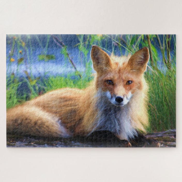 Red Fox Jigsaw Puzzle | Zazzle.co.uk